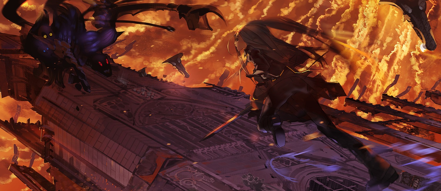 el-zheng pixiv fantasia pixiv fantasia new world pantyhose sword | #251565 | yande.re